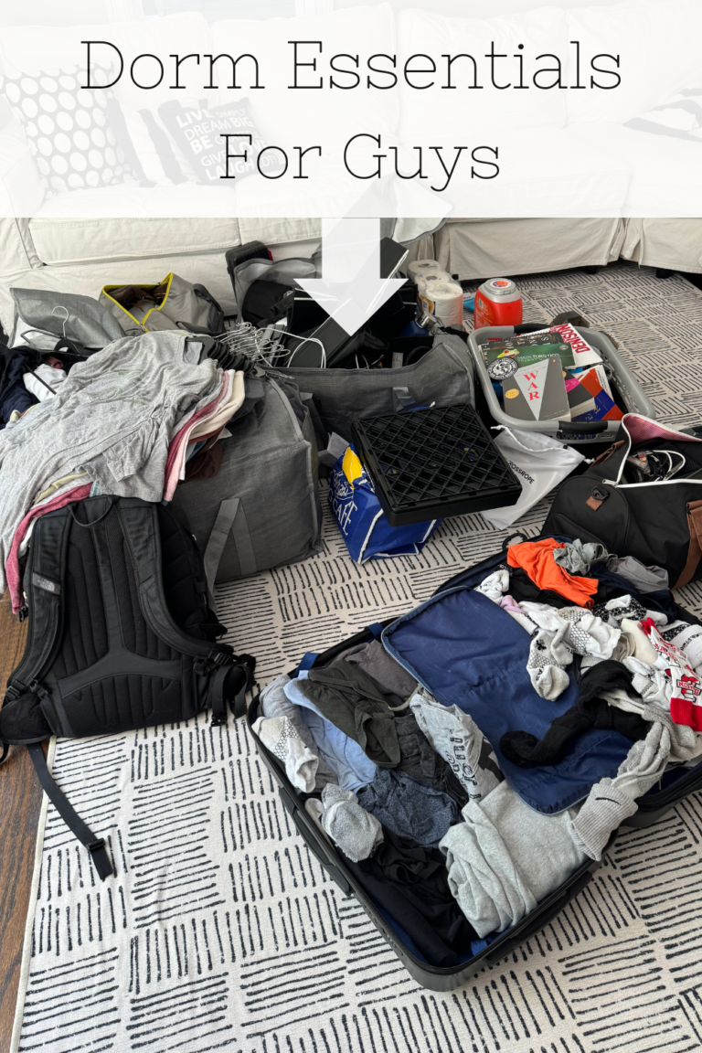 27 Must-Have Dorm Essentials For Guys - Sara Lee Simplicity