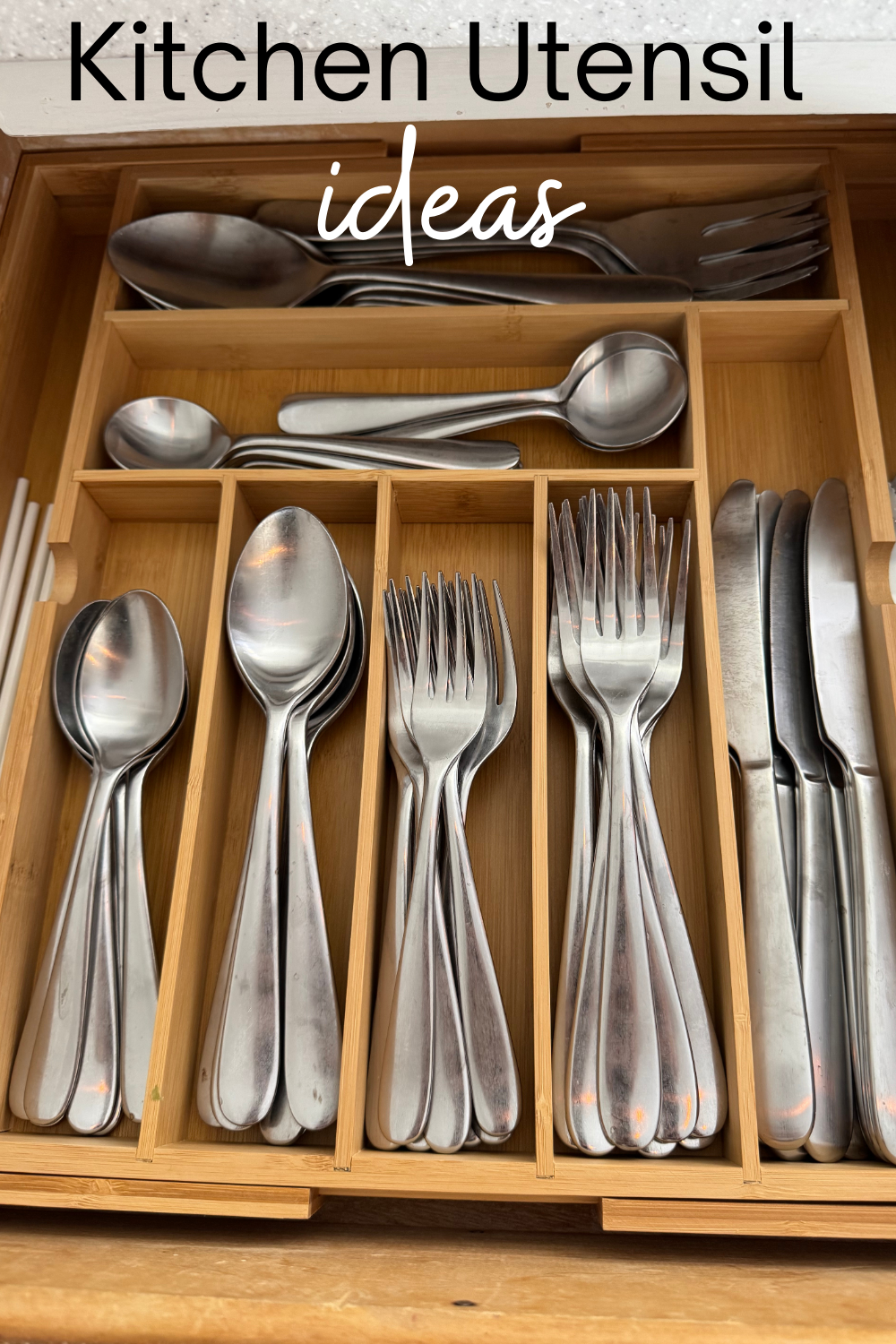 How To Organize Kitchen Drawers Once And For All - Sara Lee Simplicity